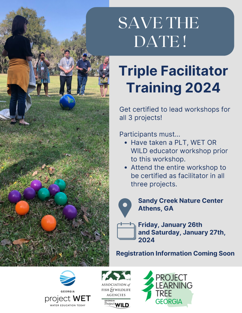 Triple Facilitator Training 2024 - Georgia Project Learning Tree